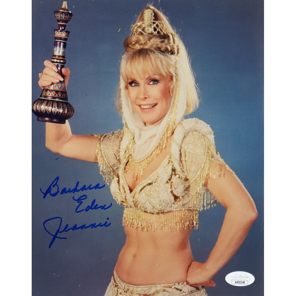 Barbara Eden Signed "Dream of Jeannie" 8x10 Photo Inscribed "Jeannie" (JSA) | Pristine Auction