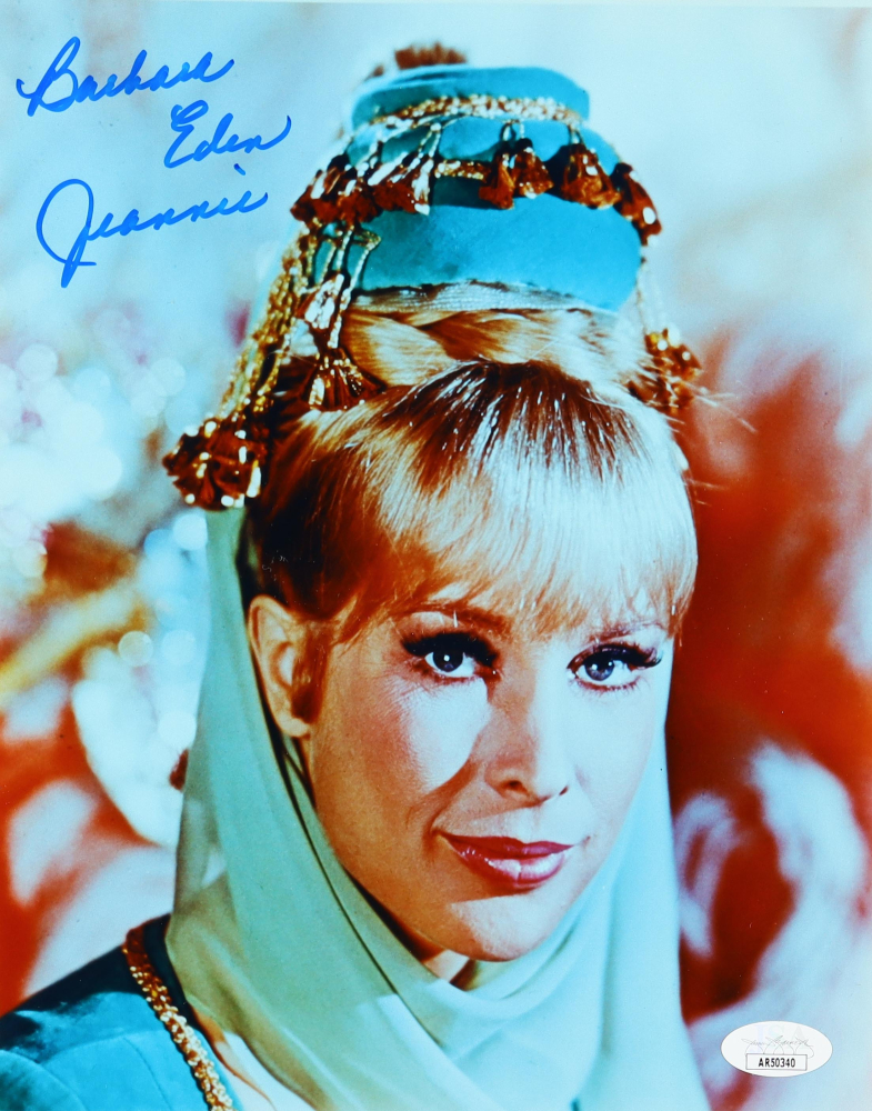 Barbara Eden Signed "Dream of Jeannie" 8x10 Photo Inscribed "Jeannie" (JSA) | Pristine Auction