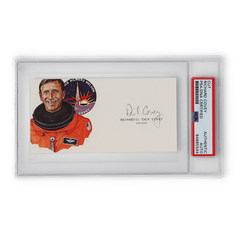 Richard O Covey Signed Cut Psa Pristine Auction