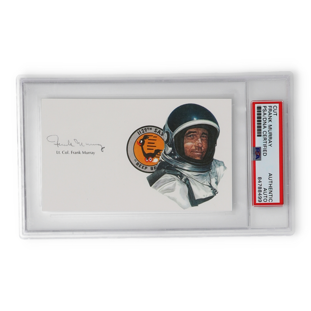 Frank Murray Signed Cut with Portrait (PSA) | Pristine Auction