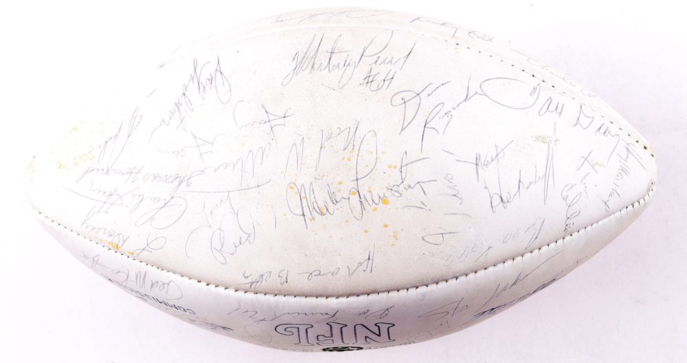 1978 Chiefs Logo Football Team-Signed by (39) with Jan Stenerud, Emmitt ...