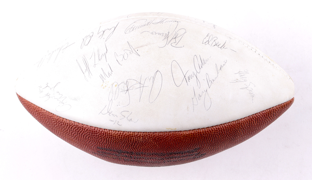 1978 Chiefs Logo Football Team-Signed by (39) with Jan Stenerud, Emmitt ...