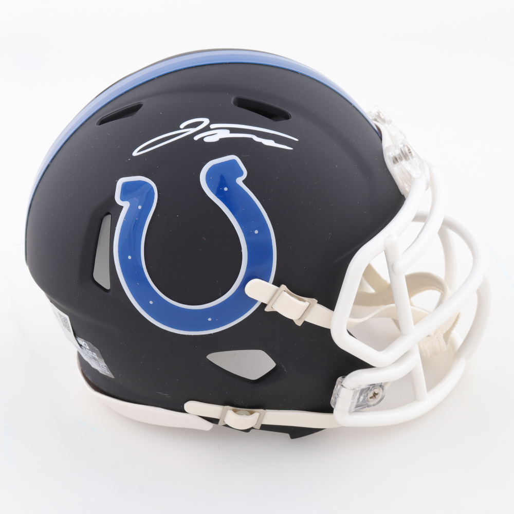 Jonathan Taylor Signed Colts Black Matte Speed Mini Helmet (Fanatics ...