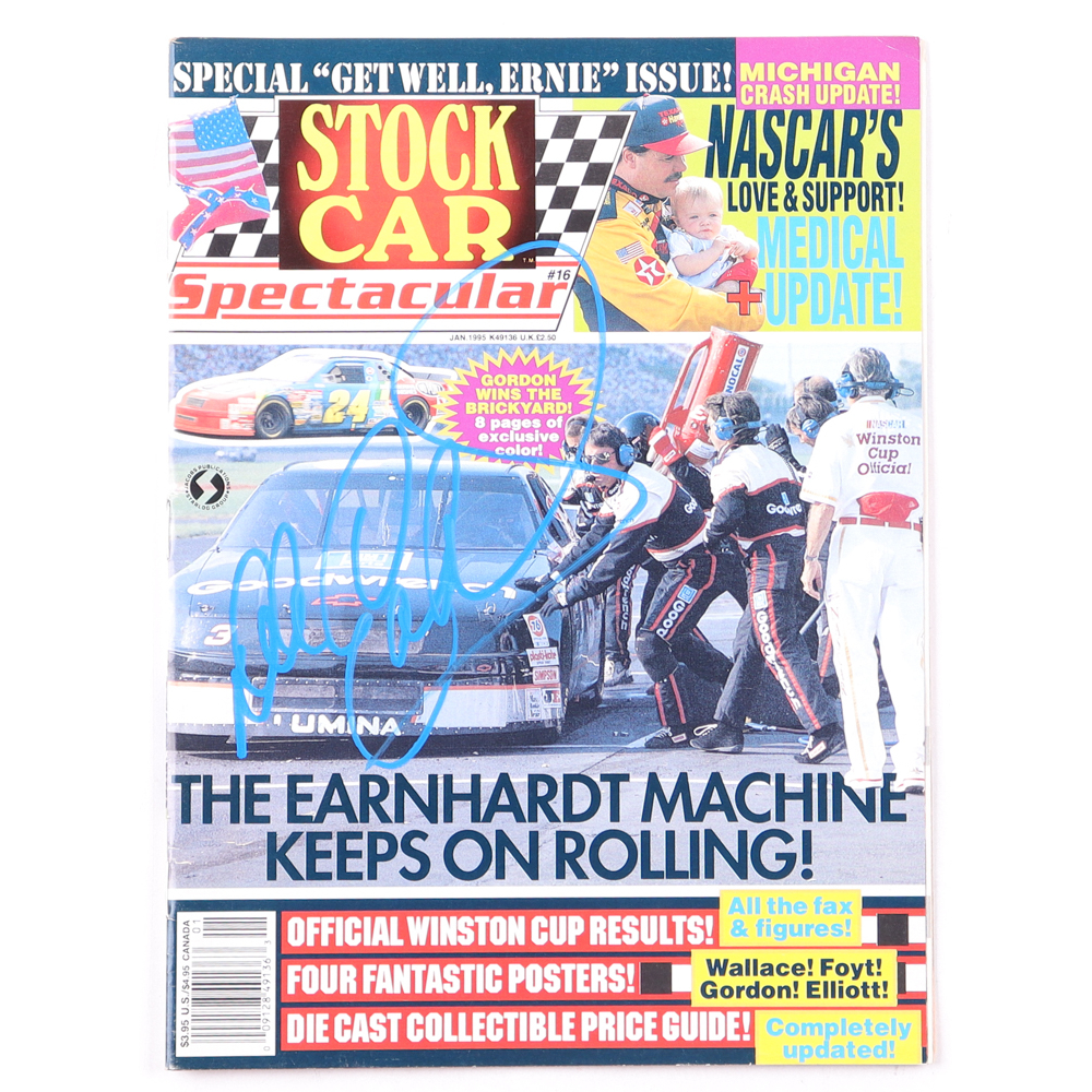 "NASCAR Greats" 1995 Stock Car Magazine Signed by (12) With Dale ...