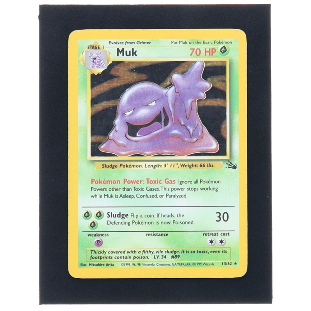 Muk Pokemon 1999 Fossil #13 Holo | Pristine Auction