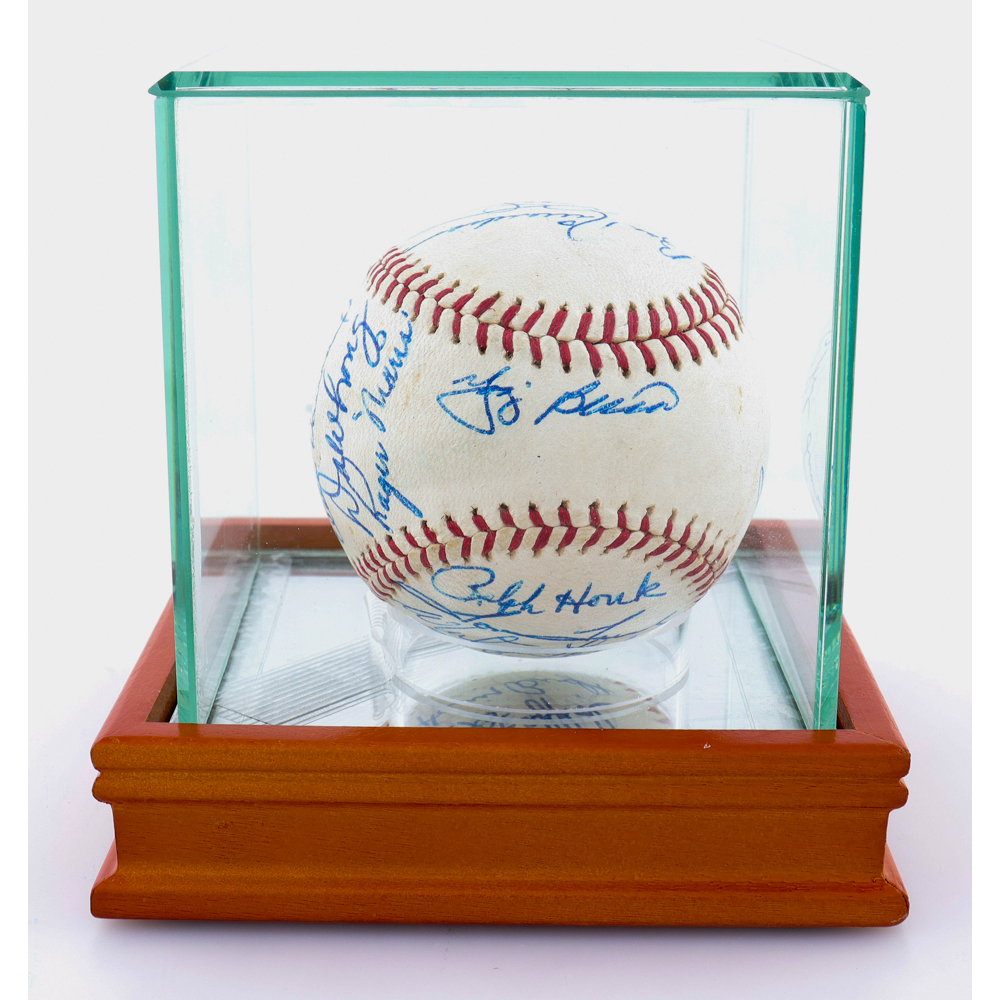 1963 Yankees OAL Baseball Signed By (14) with Roger Maris, Yogi Berra ...