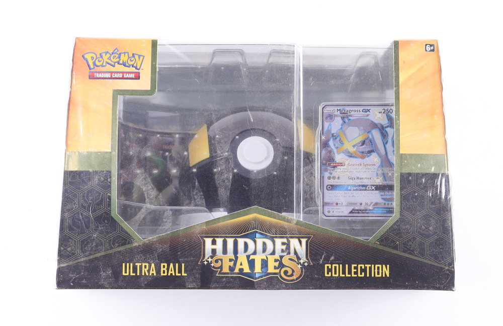 Pokemon 2019 Hidden Fates Ultra Ball Collection Box / Shiny Metagross ...