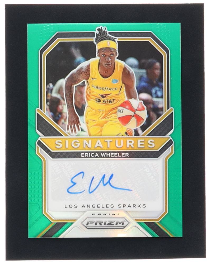 Erica Wheeler 2021 Panini Prizm WNBA Signatures Prizms Green #20 ...