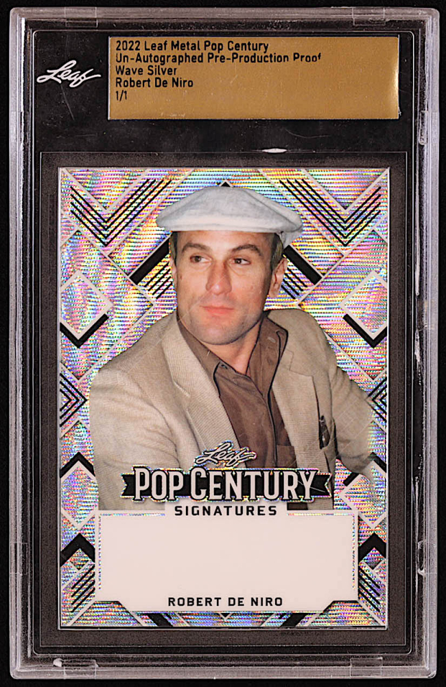 Robert De Niro 2022 Leaf Metal Pop Century Un-Autographed Pre ...