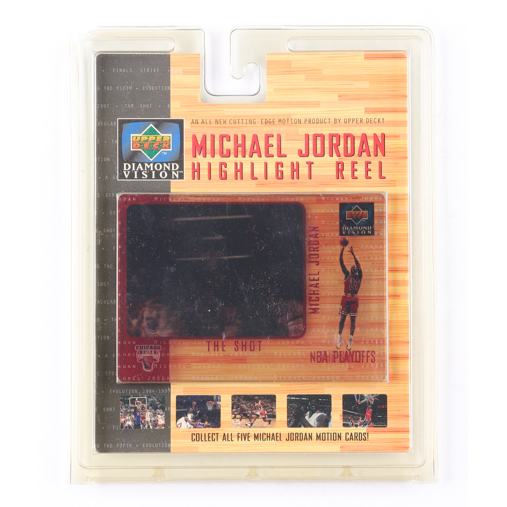 1997-98 Upper Deck Diamond Vision Michael Jordan Highlight Reel In ...