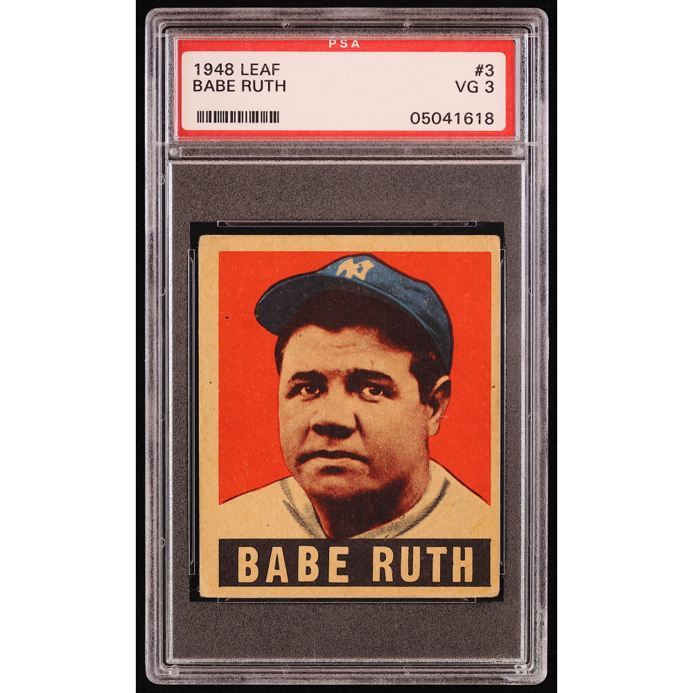 Babe Ruth 1948 Leaf #3 (PSA 3) | Pristine Auction