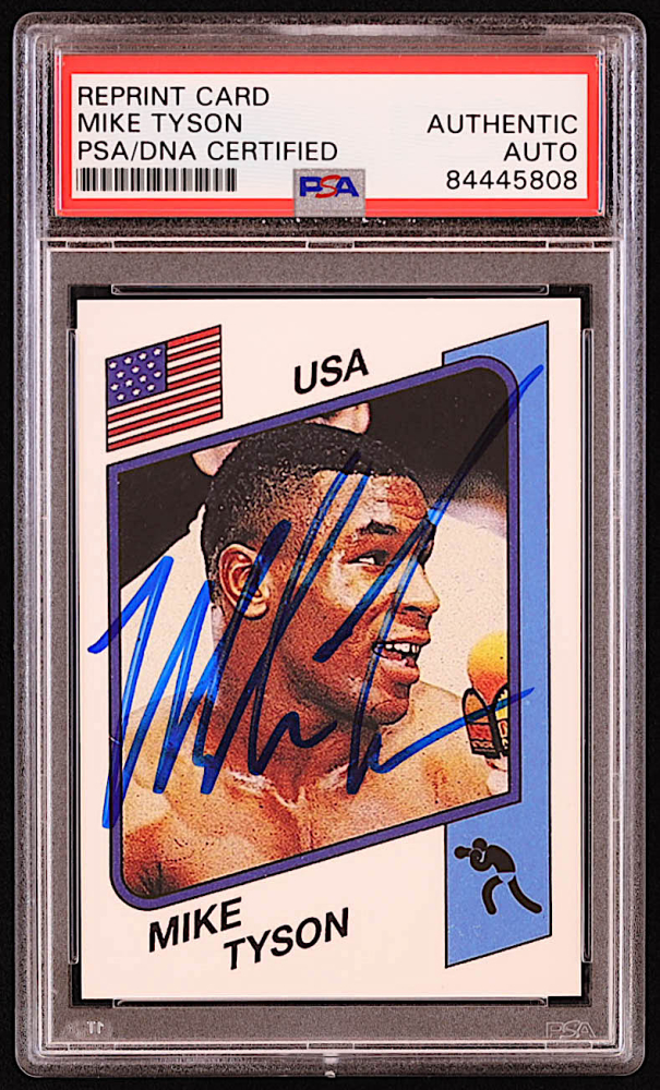 Mike Tyson Signed Trading Card (PSA) | Pristine Auction