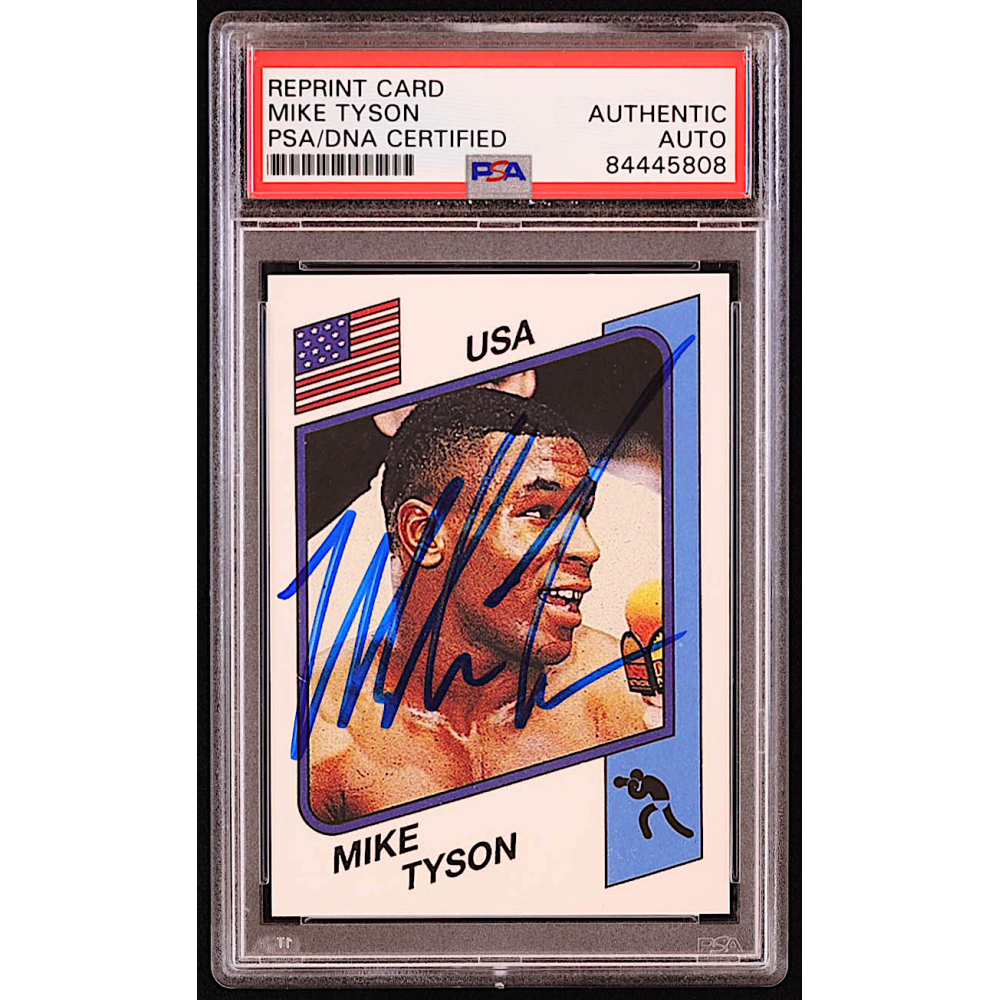 Mike Tyson Signed Trading Card (PSA) | Pristine Auction