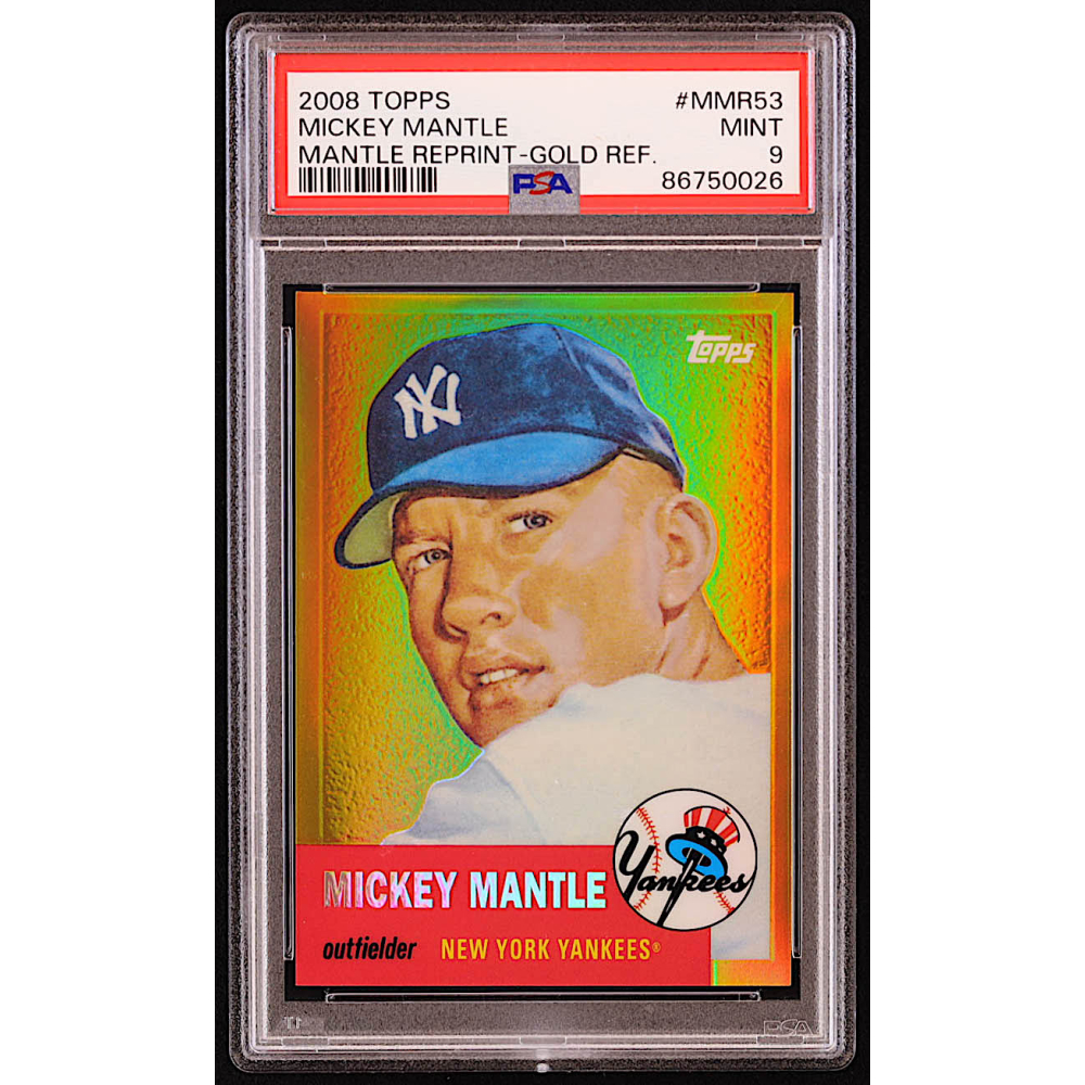 Mickey Mantle 2008 Topps Factory Set Mickey Mantle Gold #MMR53 / 53T ...