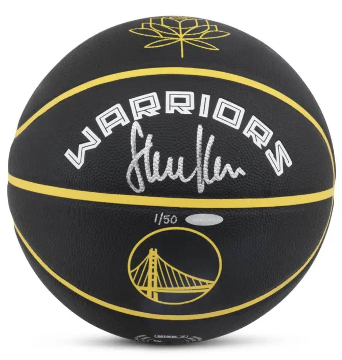 Steve Kerr Signed Warriors LE 2022 City Edition Basketball (UDA ...
