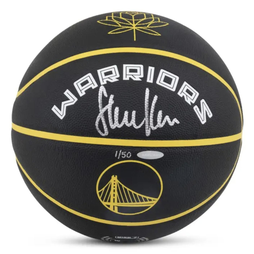 Steve Kerr Signed Warriors LE 2022 City Edition Basketball (UDA ...