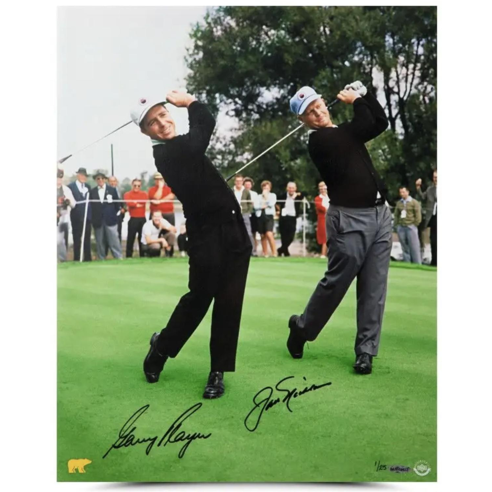 Gary Player & Jack Nicklaus Signed LE 16x20 Photo (UDA) | Pristine Auction