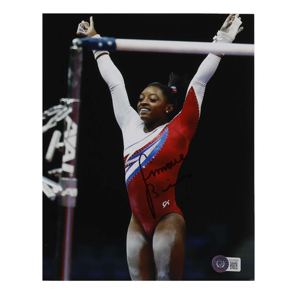 Simone Biles Signed Team USA 8x10 Photo (Beckett) | Pristine Auction