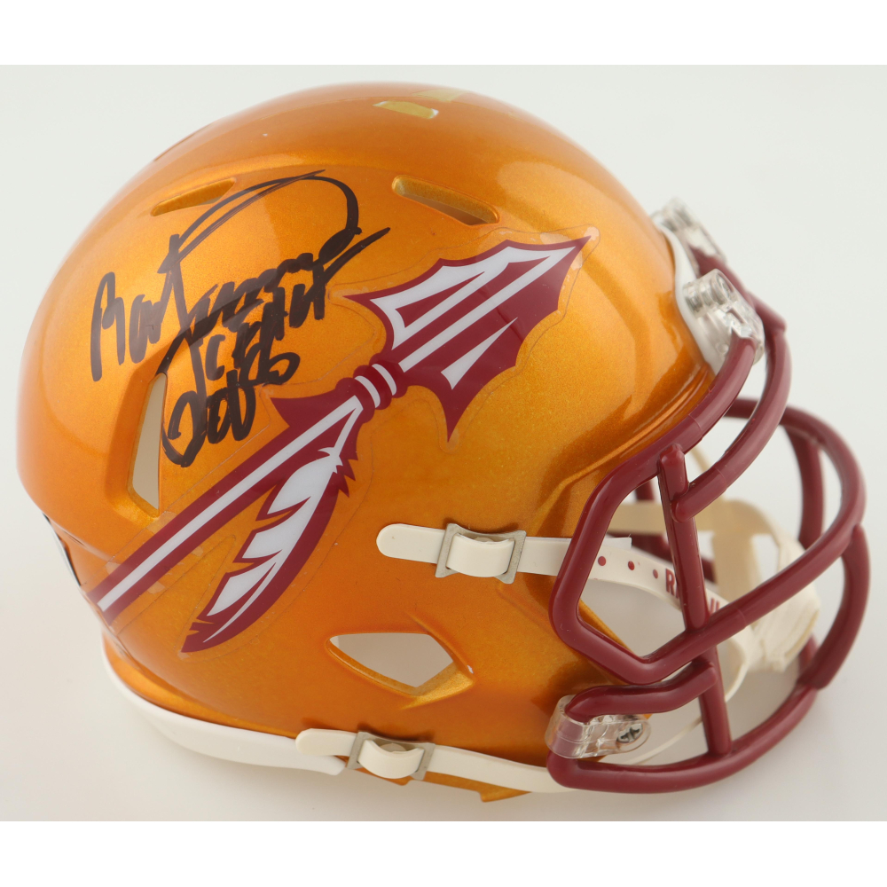Rodney Hampton Signed Florida State Seminoles Flash Alternate Speed ...
