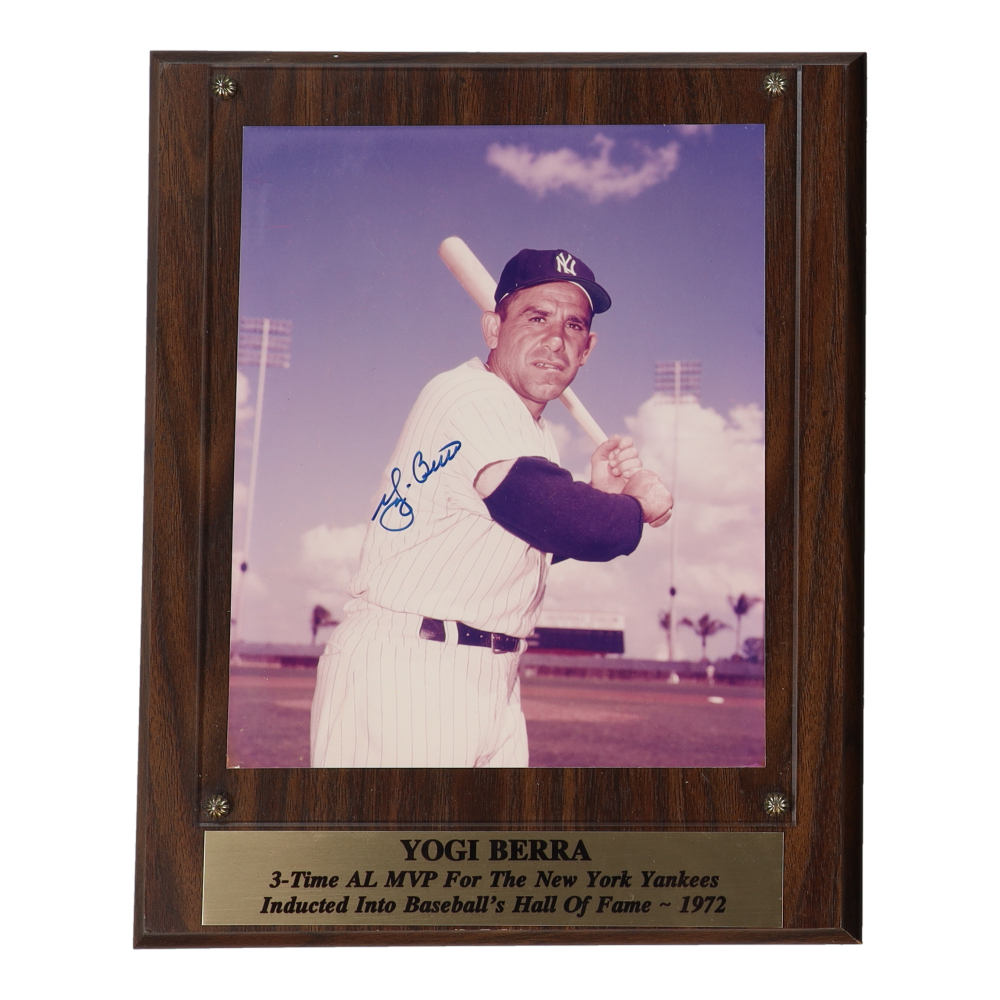 Yogi Berra Autographed Picture