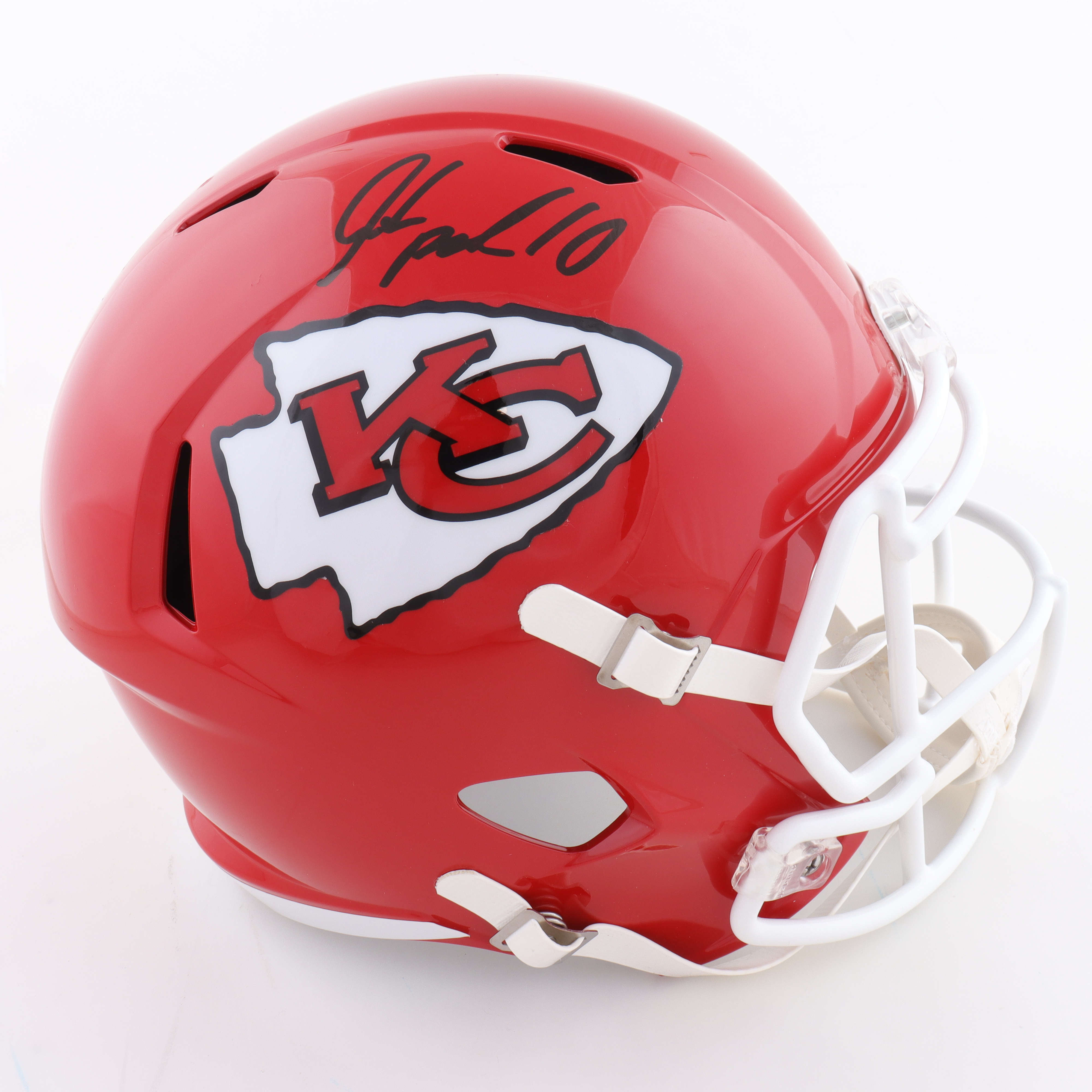 Isiah Pacheco Signed Chiefs Full-Size Speed Helmet (JSA & PIA ...