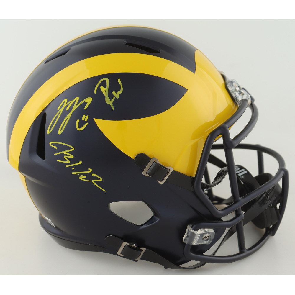 Roman Wilson, Blake Corum & J.J. McCarthy Signed Michigan Wolverines ...