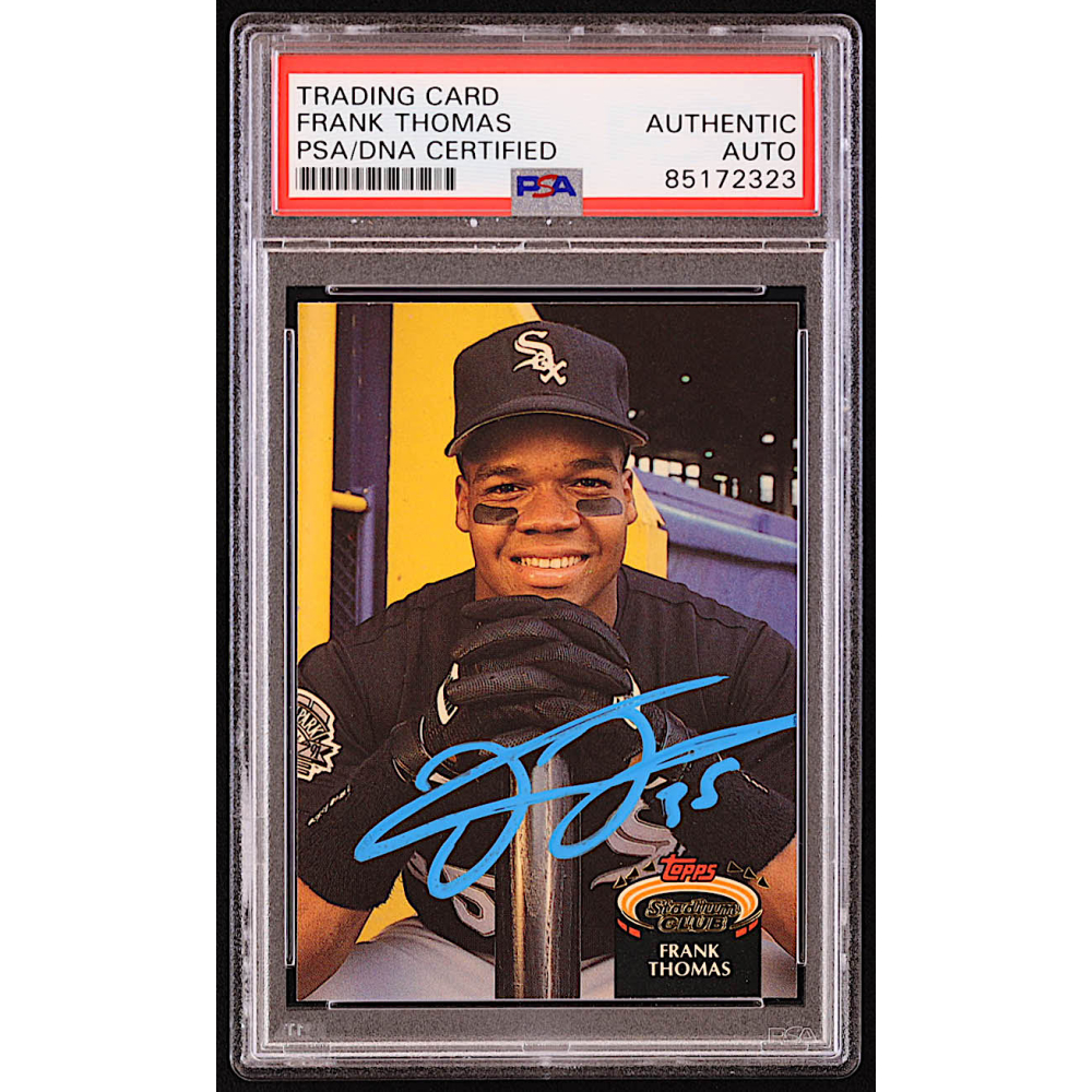 Frank Thomas Signed 1992 Stadium Club #301 (PSA) | Pristine Auction