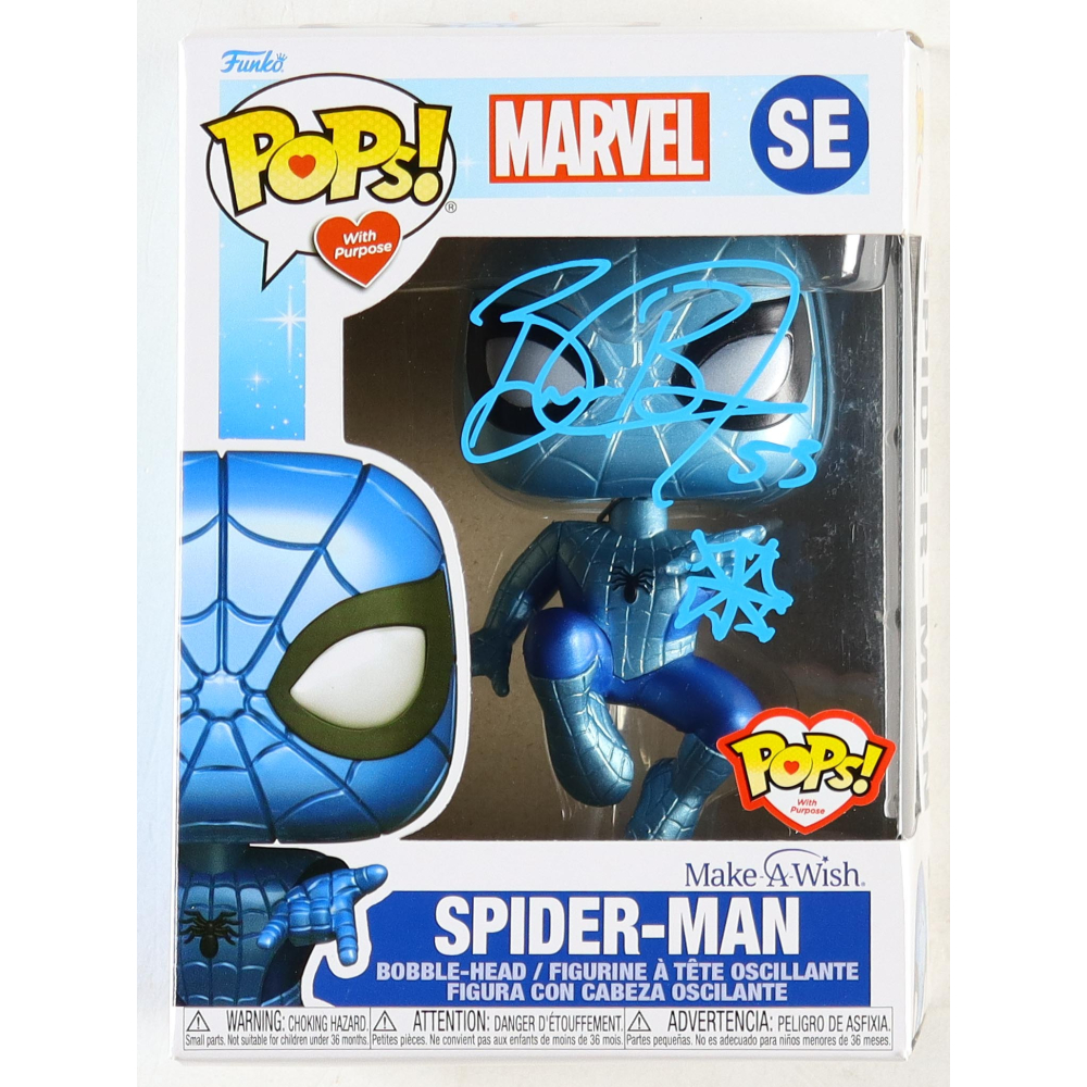 Brian Burns Signed "Marvel" #SE Spider-Man Make-A-Wish Funko Pop! (JSA ...