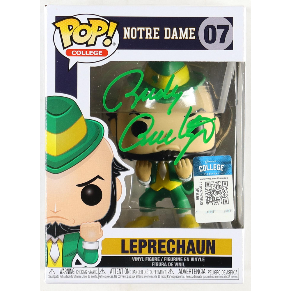 Rudy Ruettiger Signed "Notre Dame" #07 Leprechaun Funko Pop! Vinyl ...