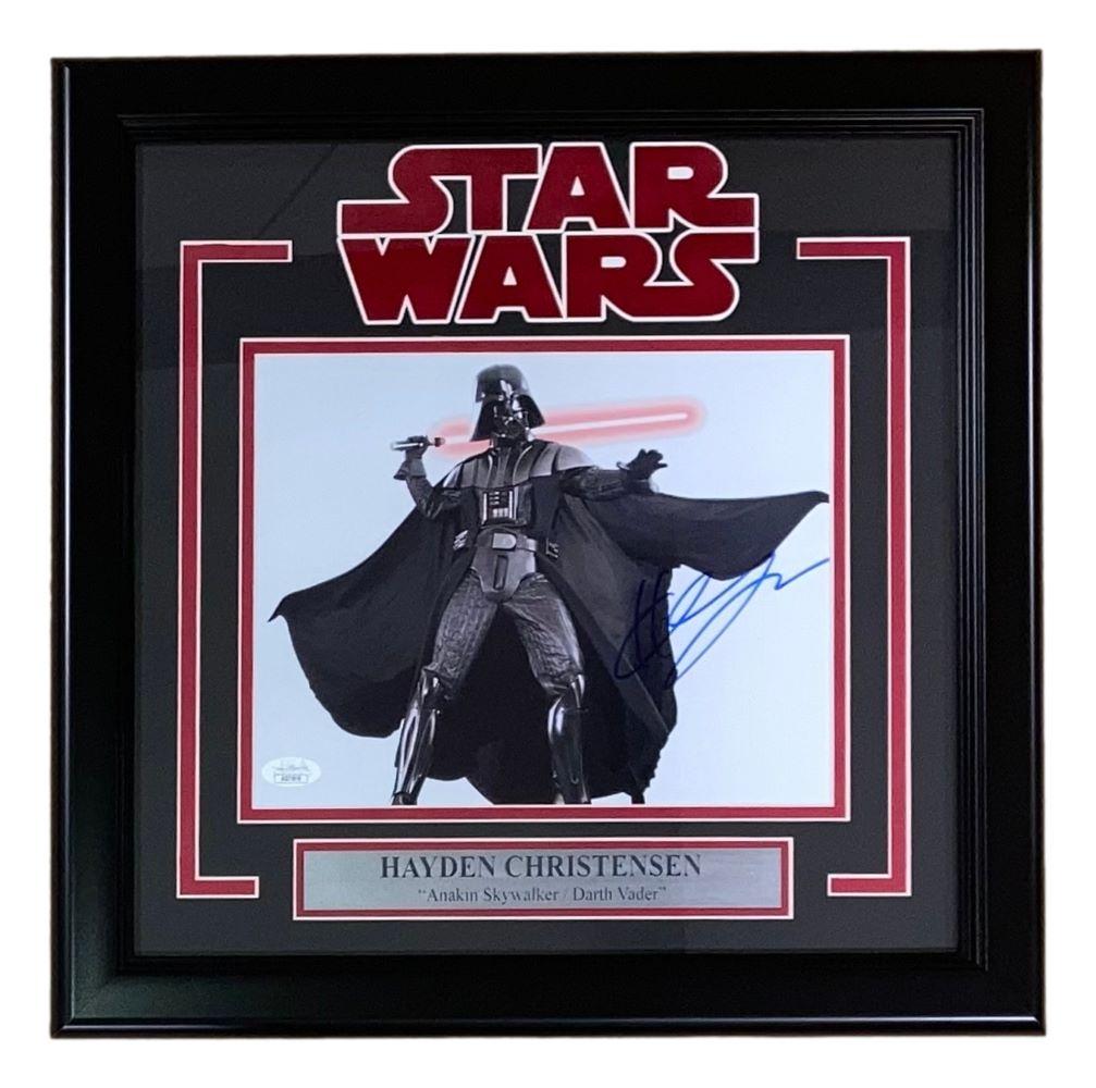 Hayden Christensen Signed "Star Wars" Custom Framed Photo (JSA ...