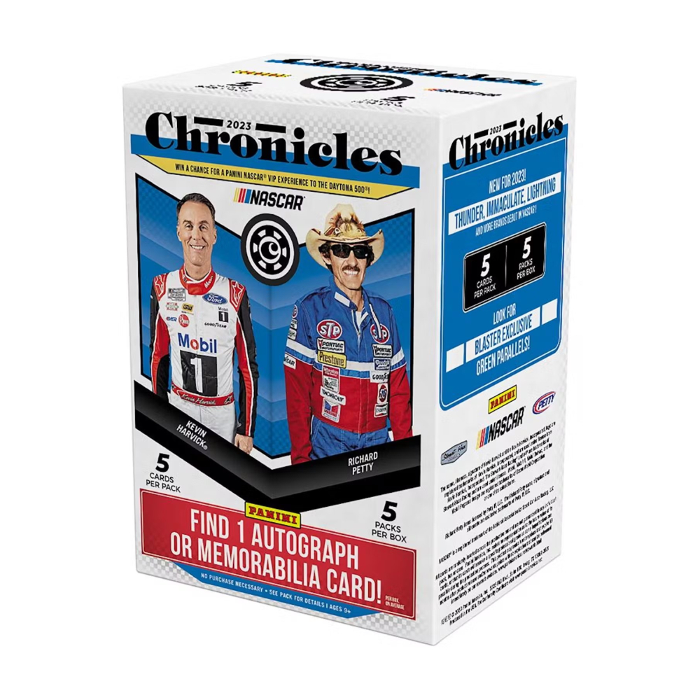2023 Panini Chronicles Racing Blaster Box With (5) Packs | Pristine Auction