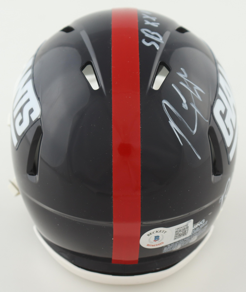 Rodney Hampton Signed Giants Speed Mini Helmet Inscribed "SB XXV ...