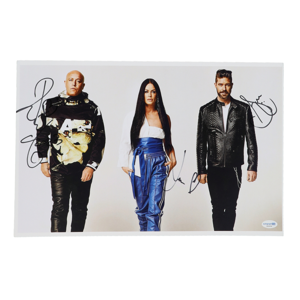 Rene Dif, Lene Nystrom & Soren Rasted Signed Aqua 11x17 Photo (ACOA ...