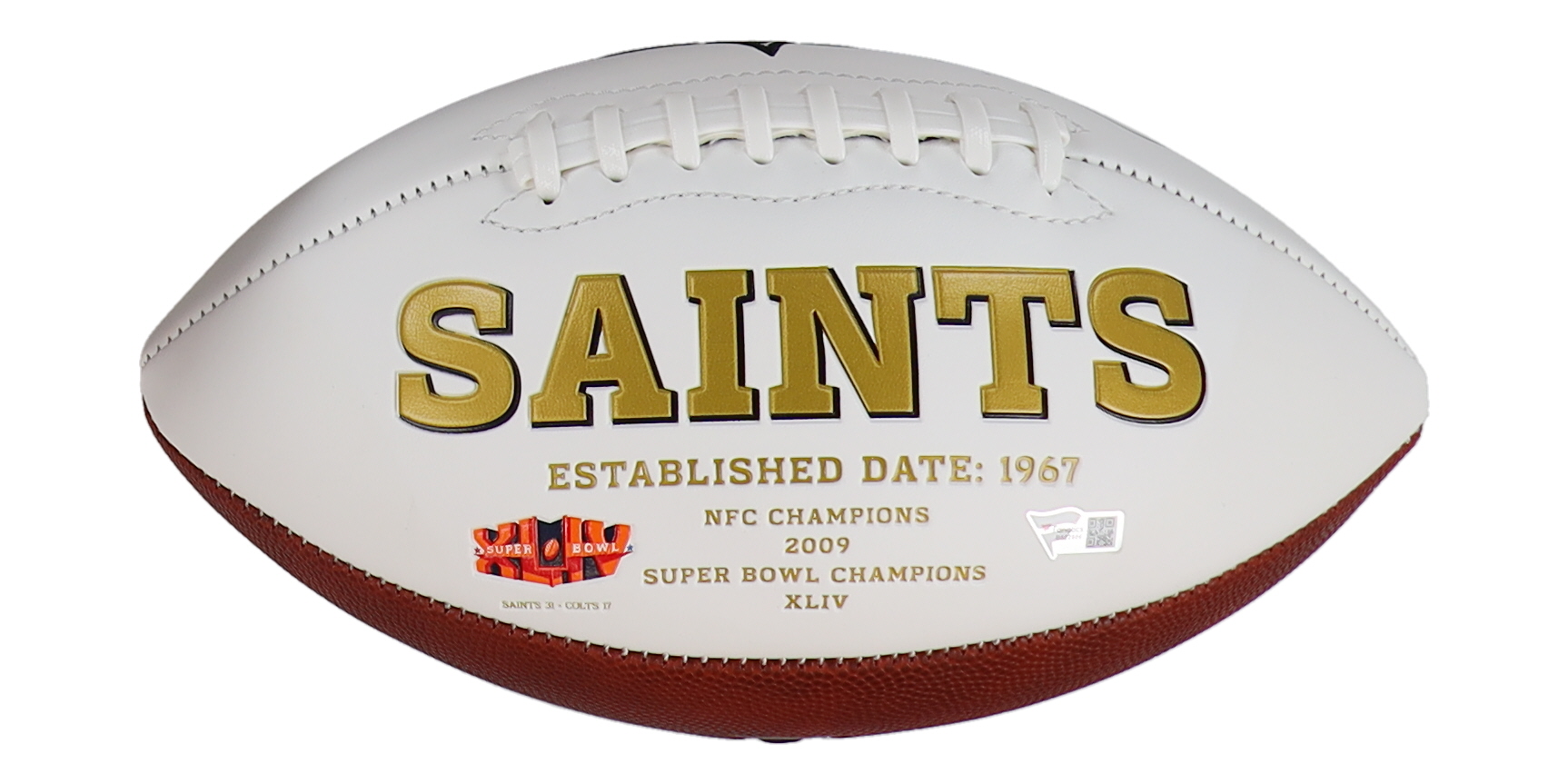Archie Manning Signed Saints Logo Football (Fanatics) | Pristine Auction