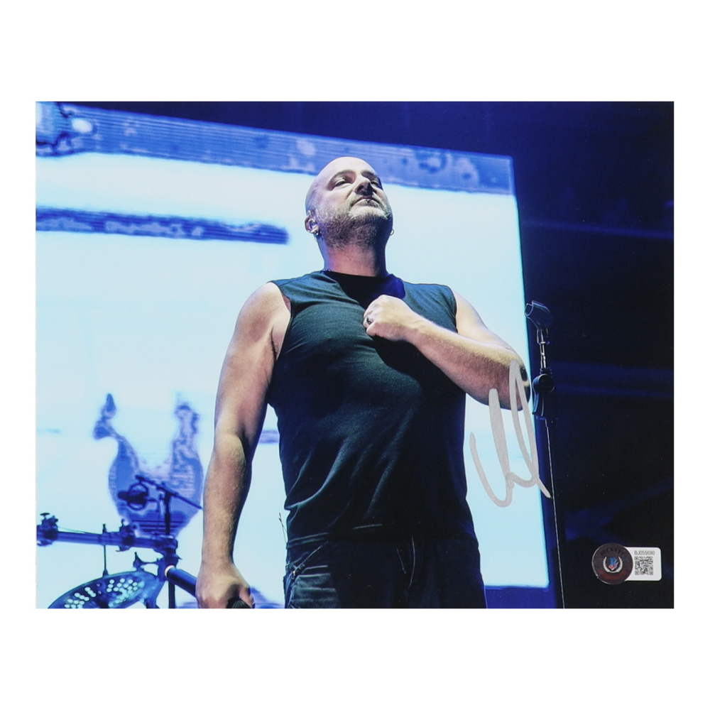 David Draiman Signed Disturbed 8x10 Photo (Beckett) | Pristine Auction