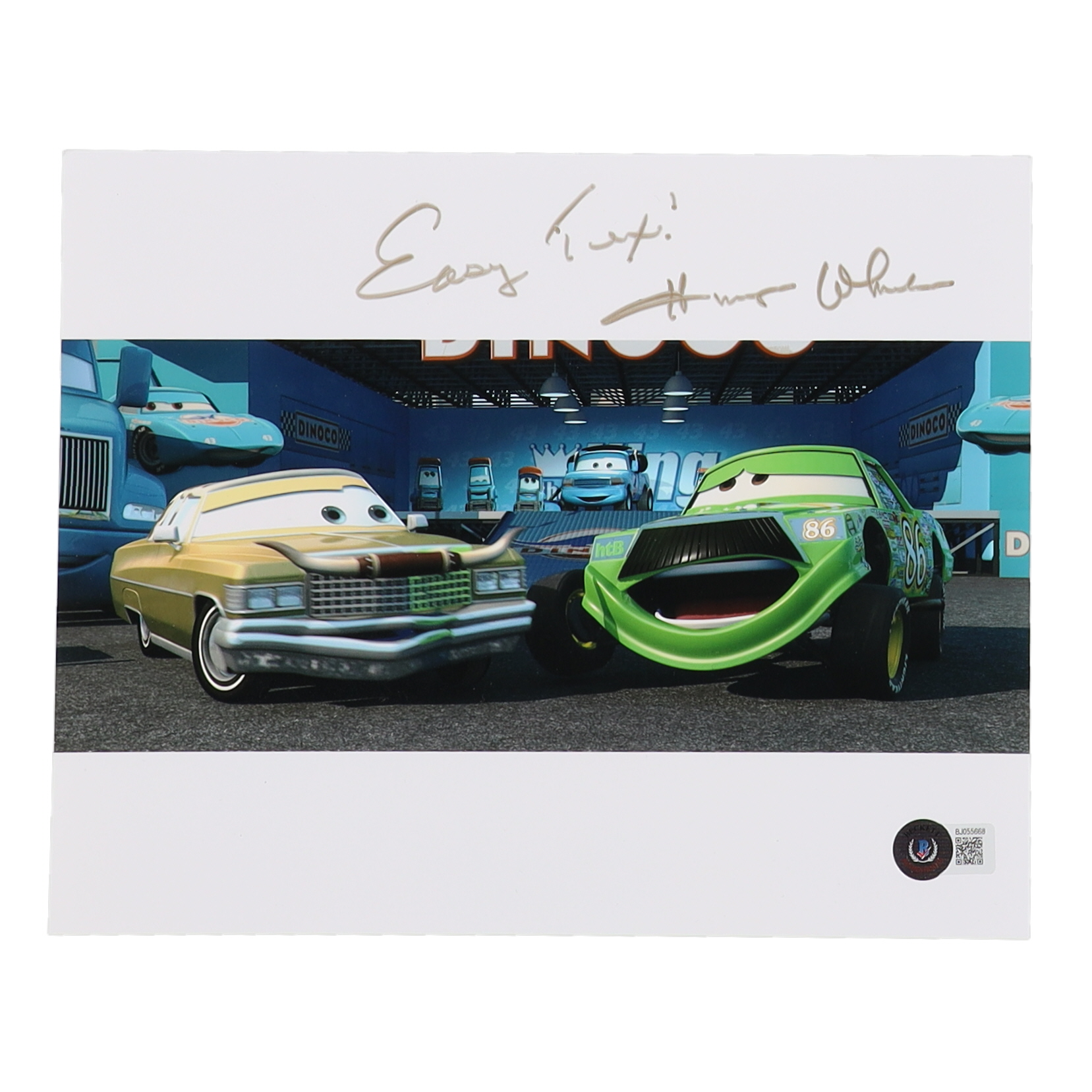 Howard "Humpy" Wheeler Signed "Cars" 8x10 Photo Inscribed "Easy Tex ...