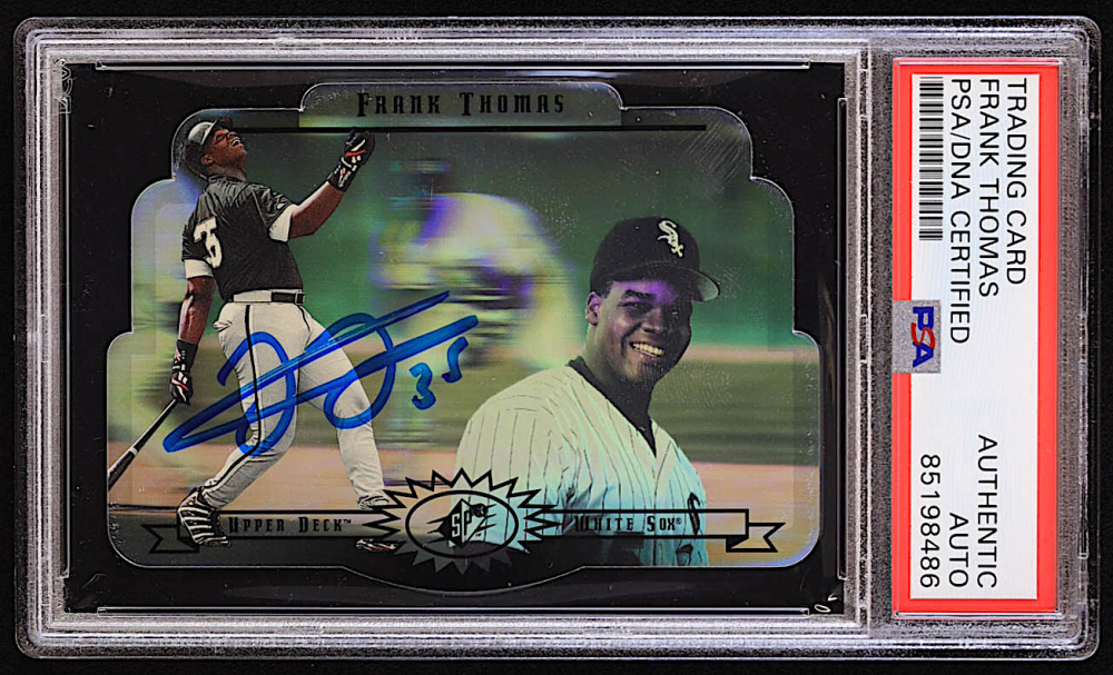 Frank Thomas Signed 1996 SPx #16 (PSA) | Pristine Auction