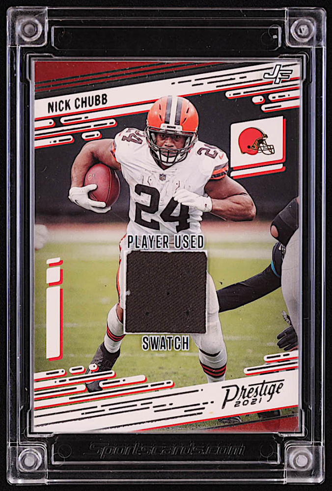 Nick Chubb Jersey Card