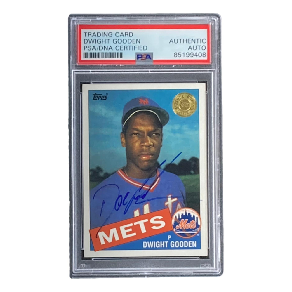 Dwight Gooden Signed 2003 Topps Shoe Box #620 (PSA) | Pristine Auction