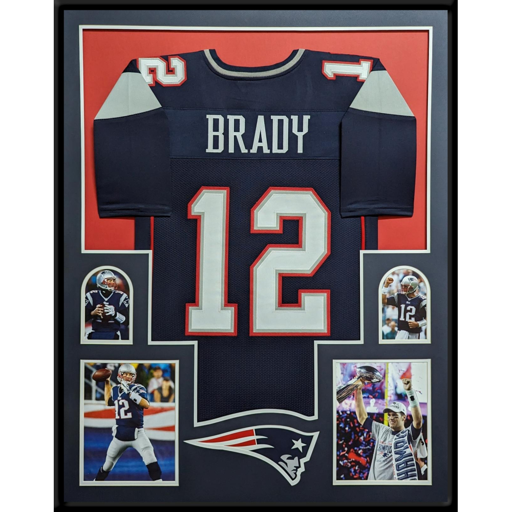 Tom Brady Custom Framed Jersey Display | Pristine Auction
