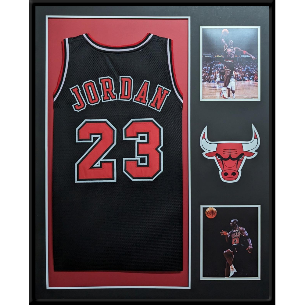 Michael Jordan Custom Framed Jersey Display | Pristine Auction
