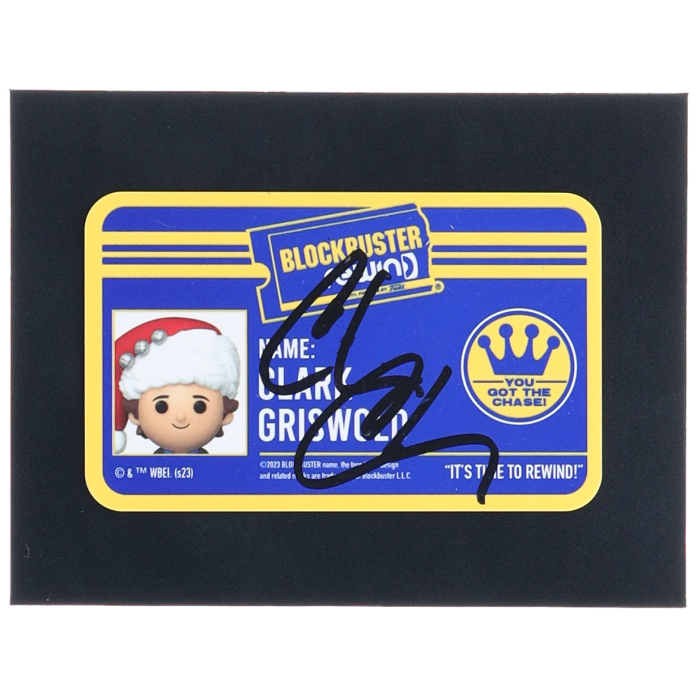 Chevy Chase Signed Blockbuster Rewind Character Card (JSA) | Pristine ...