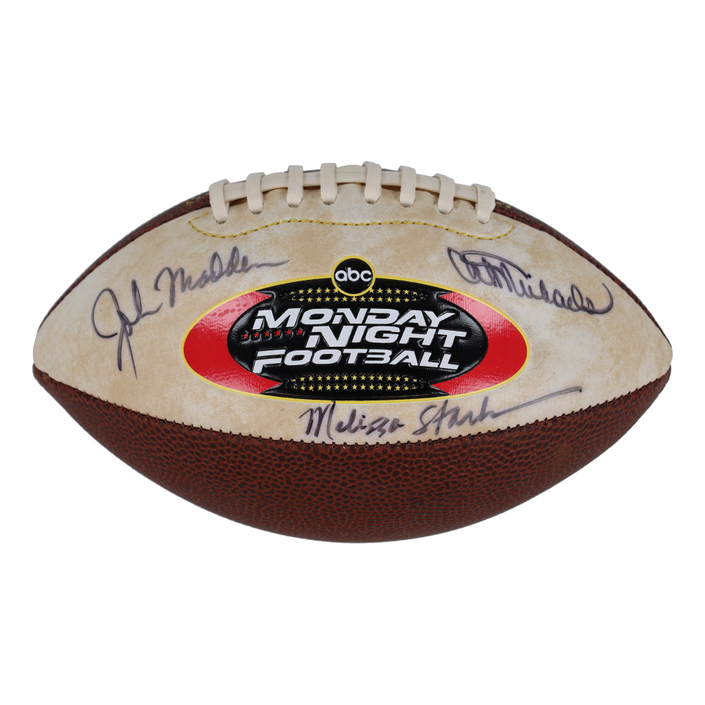 John Madden, Al Michaels & Melissa Stark Signed ABC "Monday Night ...