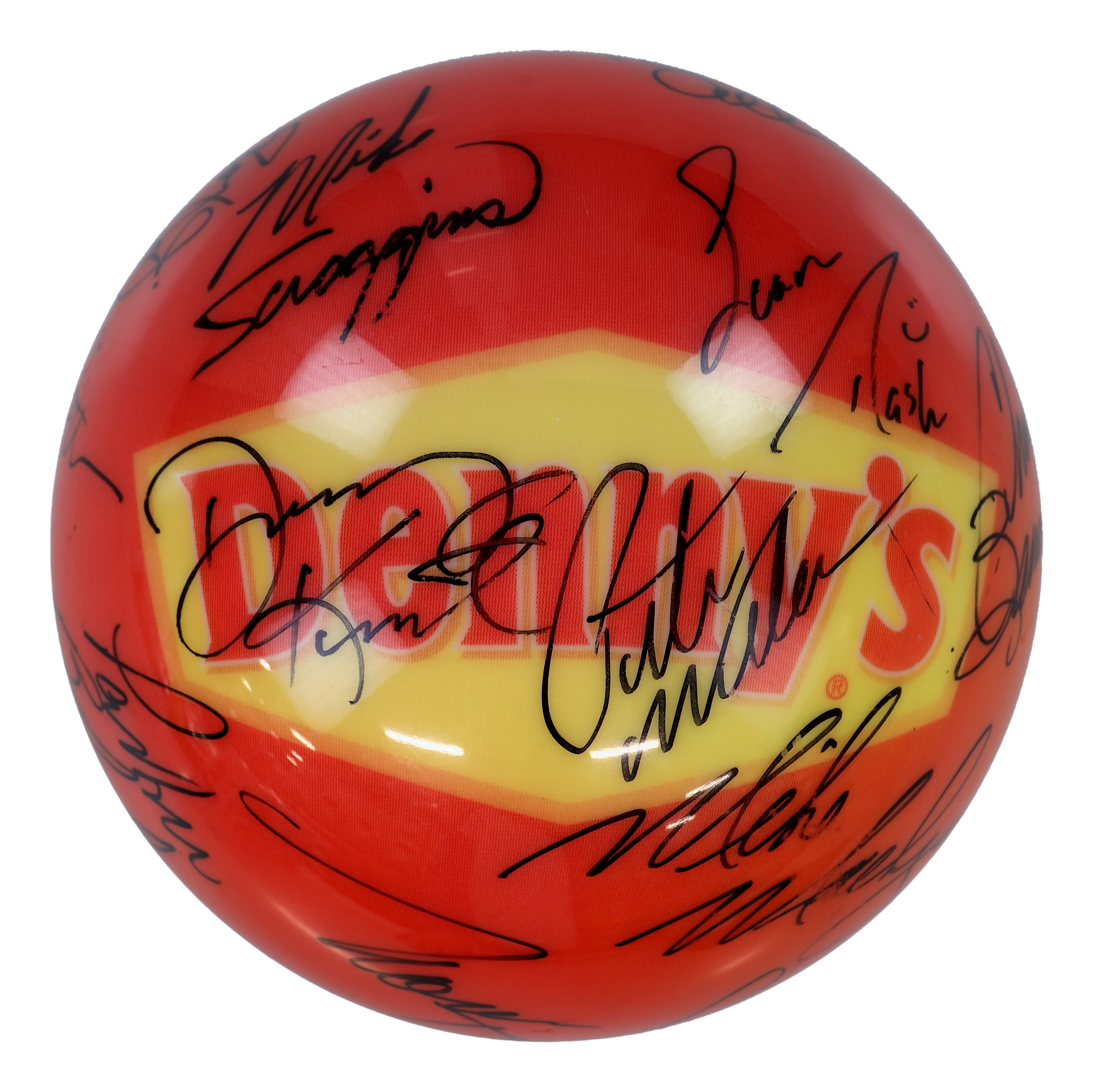 Bowling Legends Full-Sized Bowling Ball Signed by (11) with Walter Ray ...