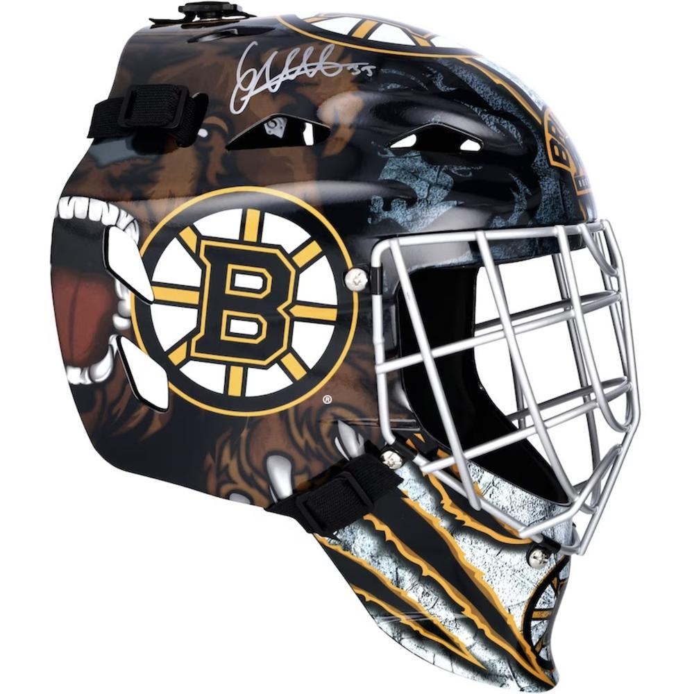 Linus Ullmark Signed Bruins Full-Size Goalie Mask (Fanatics) | Pristine ...