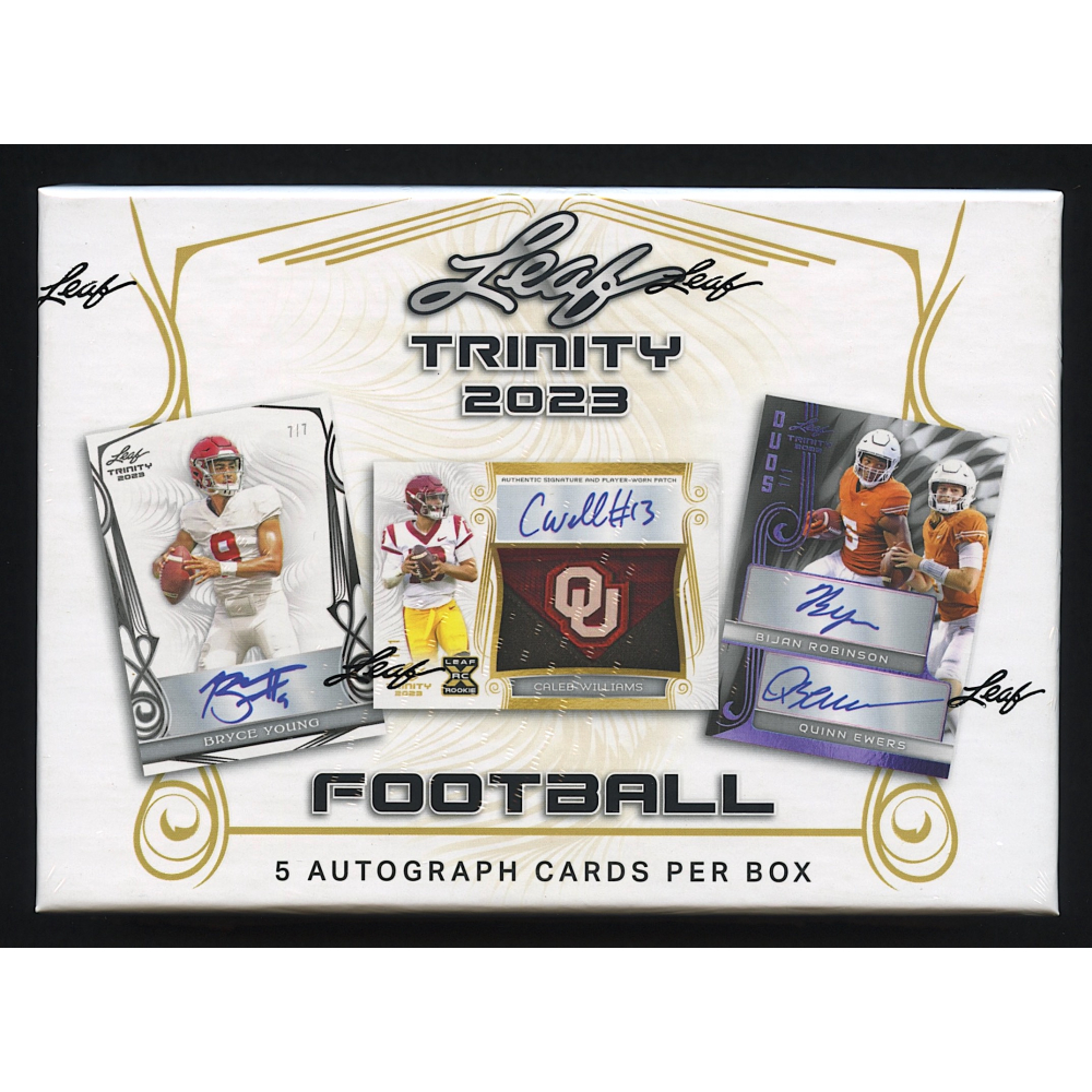 2023 Leaf Trinity Football Hobby Box | Pristine Auction
