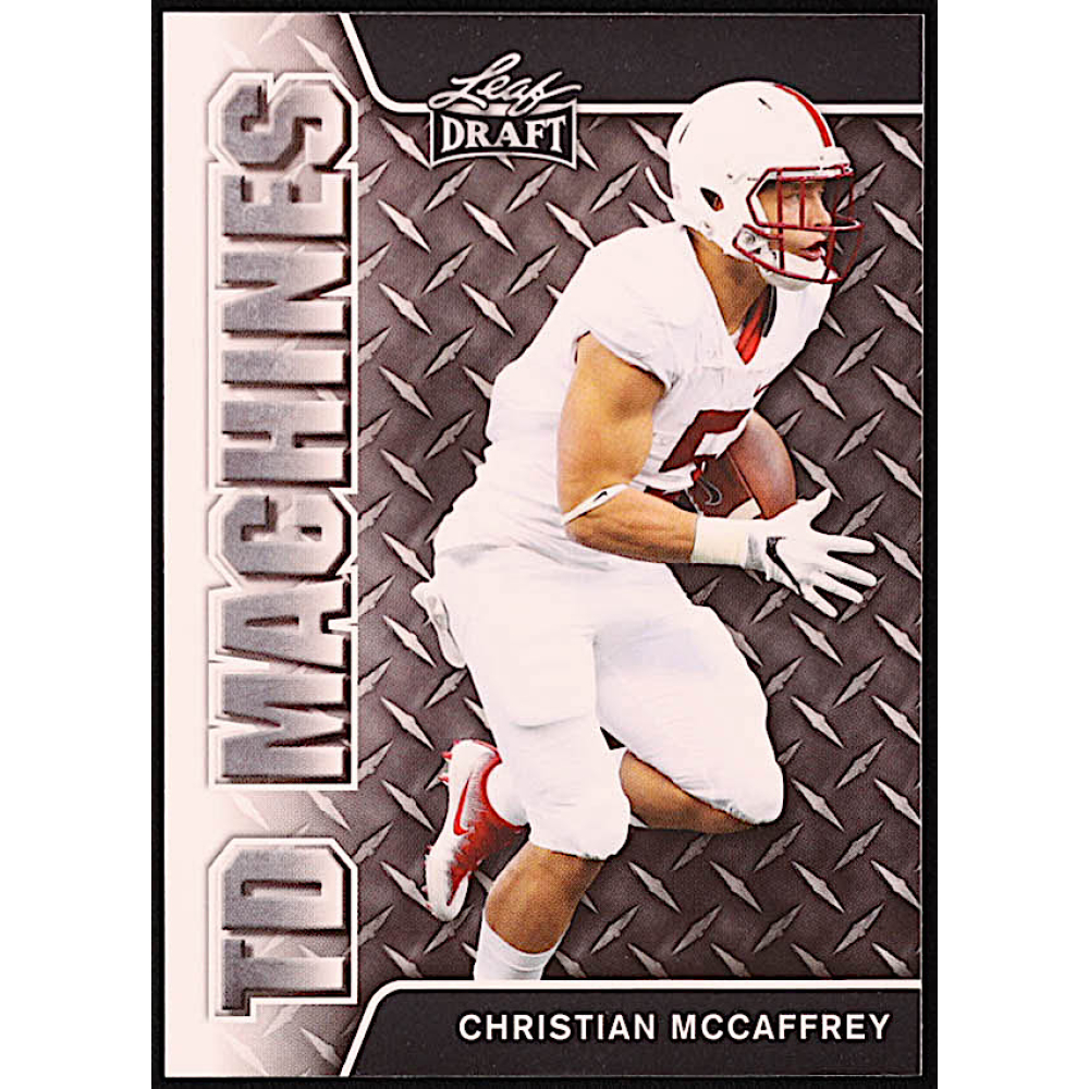 Christian McCaffrey 2017 Leaf Draft TD Machines #TD02 RC | Pristine Auction