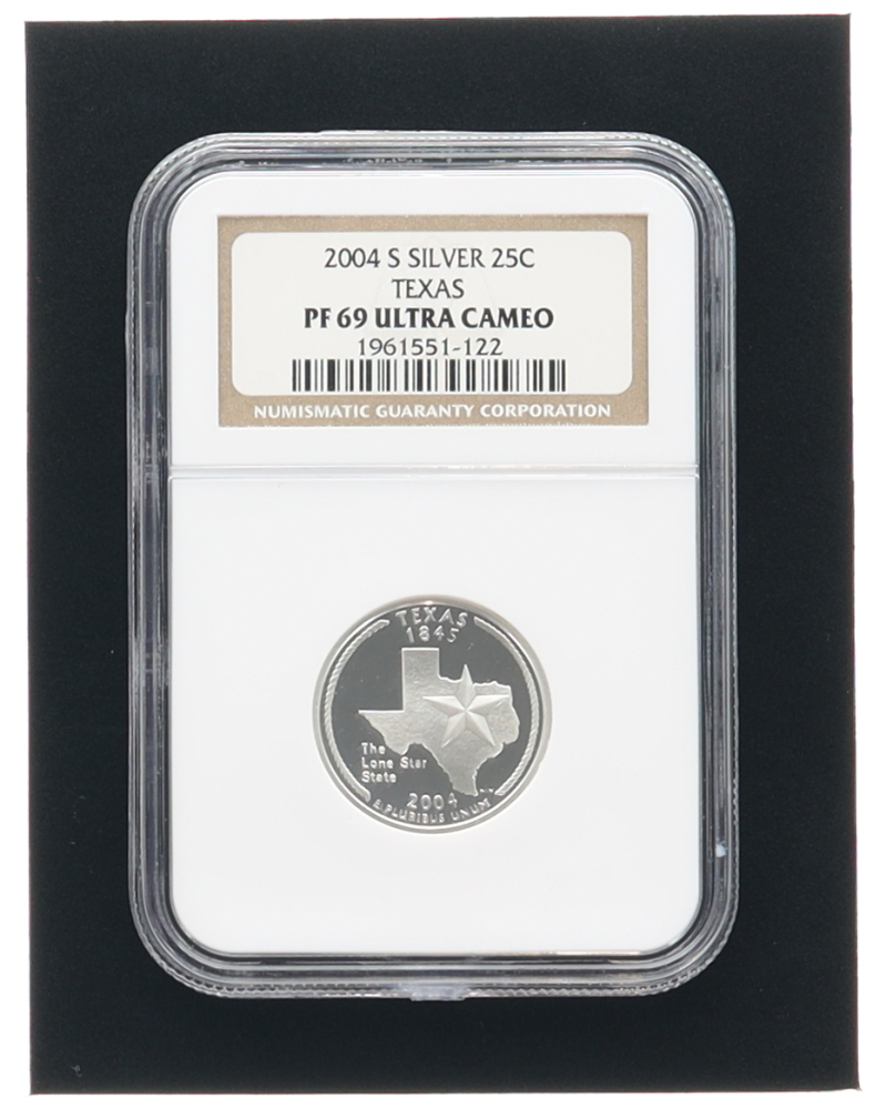 2004 U.S. State Quarter Series - Texas - 90% Silver Proof (NGC PF69 ULTRA CAMEO) | Pristine Auction