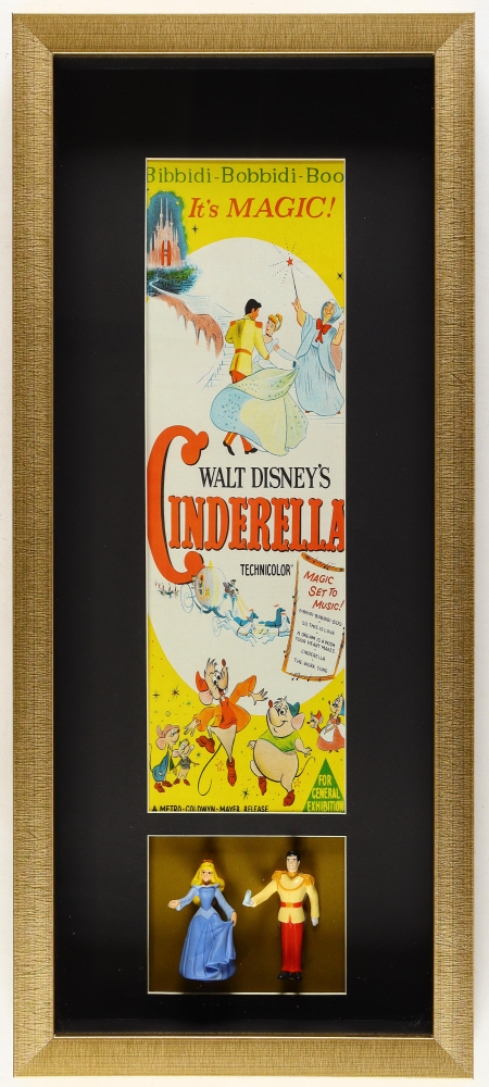 Vintage Walt Disney "Cinderella" Custom Shadowbox Print Display with ...