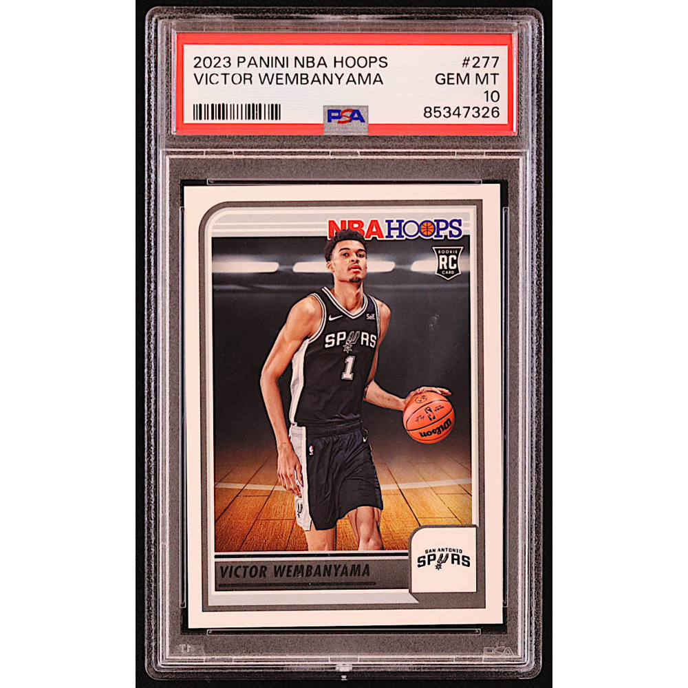 Victor Wembanyama 2023-24 Hoops #277 RC (PSA 10) | Pristine Auction